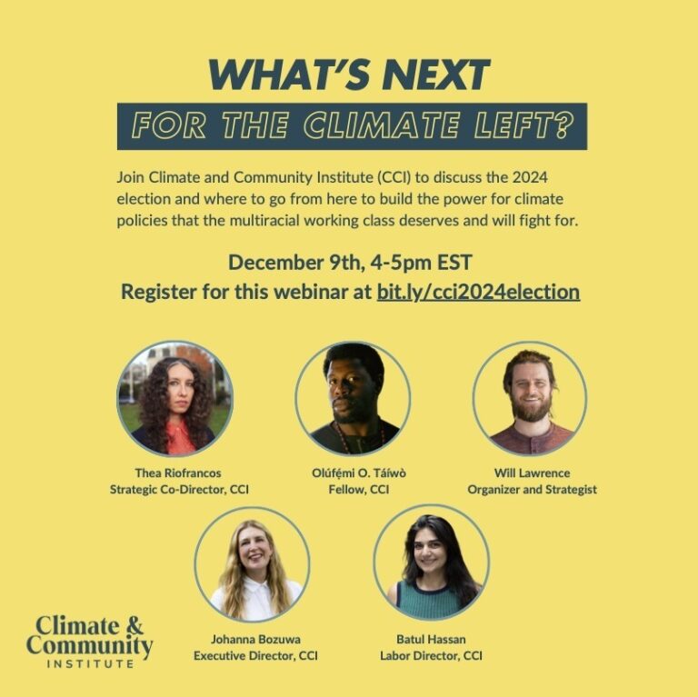 Climate & Community Institute